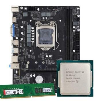 Kit Intel I5 10400F + 8 Gb Ddr4 + Cooler + Video 1Gb - Powerpc - Peças ...