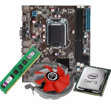Kit INTEL Lga 1155 Processador Core i3+ 8Gb DDR3+ Placa mãe e Cooler ...