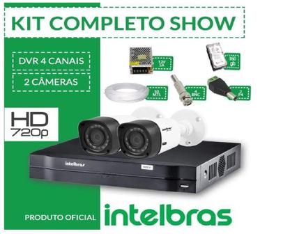 Kit intelbras completo alta definição - 2 câmeras externas - hd ...