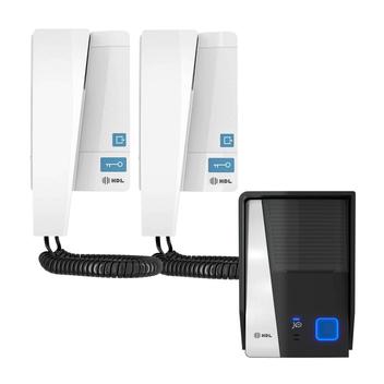Kit Interfone Residencial 2 Pontos Abre até 4 Fechaduras/Portão HDL ...