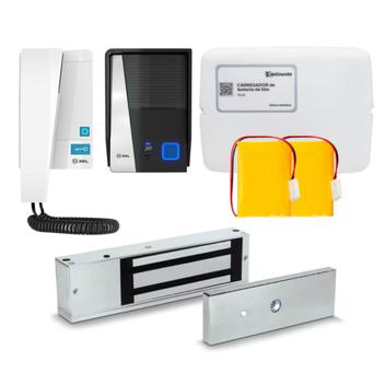 Kit Interfone Residencial com Fechadura Magnética 500kg HDL ...