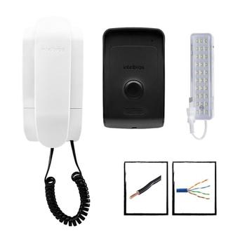 Kit Interfone Residencial Ipr 1010 Intelbras Com Cabo 50 Mts ...