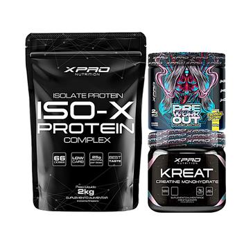 Kit Iso-X 2kg - XPro + XTreme Pré-Workout 300g + Kreat Creatine ...