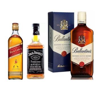 Kit Jack Daniels 375Ml + Red Label 500Ml + Ballantine'S 750Ml - Jack ...