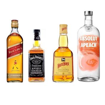 Kit Jack Daniels + Red Label + White Horse + Vodka Apeach - Jack Daniel ...