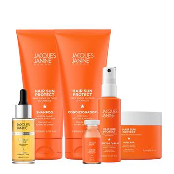 Kit Jacques Janine Hair Sun Protect Shampoo Condicionador Máscara ...