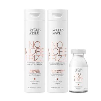 Kit Jacques Janine No More Frizz (Shampoo + Condicionador + Ampola ...