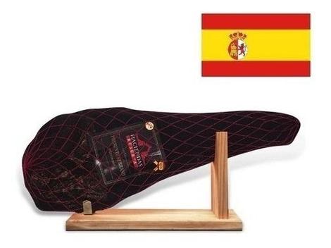 Kit Jamon Serrano Espanhol Presunto Cru Reserva+suporte+faca ...