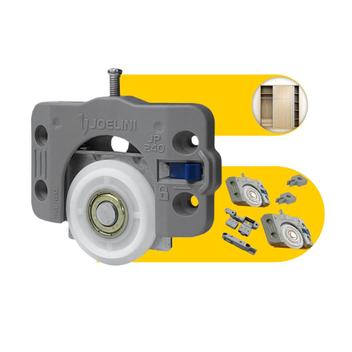 Kit Joelini Jp240 Para Porta Correr Guia Normal - Roldana JP240 Joelini - Roldana / Trilho para ...