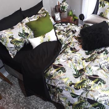 Kit Jogo De Cama Casal Queem Completo 8 Peças Florestal Dark - Casa Da ...