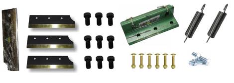 Kit Jogo de faca + contra faca + suporte faca + Par de molas ...