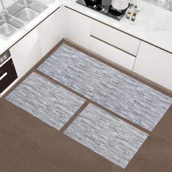 Kit Jogo de Tapetes para Cozinha 3 peças Mesclado - Visacor Decorações ...
