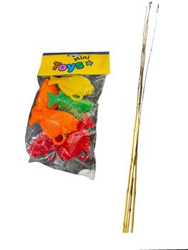 Kit jogo festa junina pescaria 4 varas de pesca + 20 peixes - Lynx ...