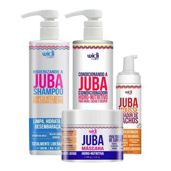 Kit Juba Mousse Shampoo Condicionador E Mascara Widi Care - Kit de ...