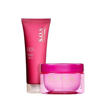 Kit K.Pro S.O.S. Summer Shampoo sem Sulfato + Mascara - K Pro - Kit de Tratamento para Cabelos ...