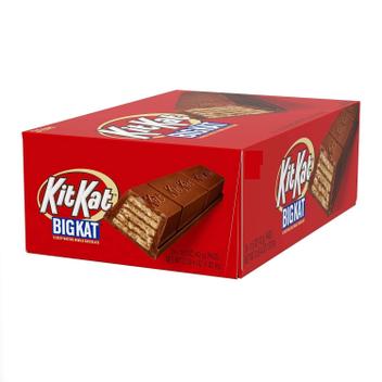 KIT KAT Big Kat Barra Crisp Wafers Milk 43g (22 barrinhas) - Kit Kat ...
