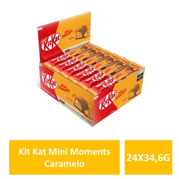 Kit Kat Mini Moments 24X34,6G Caramelo - Nestlé - Kit Kat - Magazine Luiza