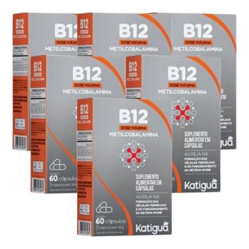 Kit Katiguá B12 Dose Máxima 6 Caixas 60 Cápsulas Cada - KATIGUA ...