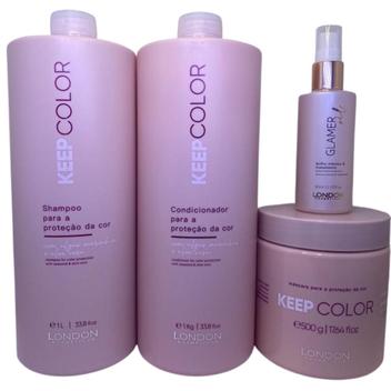 Kit Keep Color Litro e Mask 500g Oil Glamer Proteção da Cor - London ...