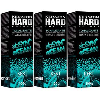 Kit Kert Keraton Hard Color Absyn Ocean 100g - 3 Unidades - Salão de ...