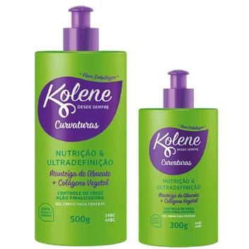 Kit Kolene Gel Creme para Pentear + Gel Creme Nutrição e Ultradefinição ...