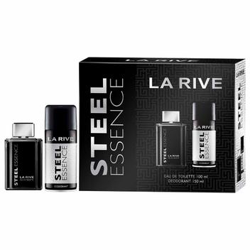 Kit La Rive Steel Essence Perfume Masculino EDT + Desodorante - Kit de ...