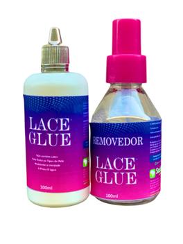 KIT LACE GLUE e Removedor De Cola Para Mega Hair Prótese Capilar Lace ...