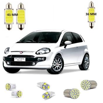 Kit Lâmpada Led Fiat Punto Teto Placa Ré - Bluelion - Lâmpada ...