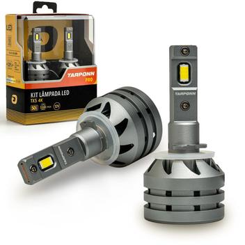 Kit Lâmpada Led Tx5 Pro H27 50W 11000 Lumens 4000K Tarponn - Lâmpada ...
