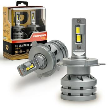 Kit Lâmpada Led Tx5 Pro H4 50W 11000 Lumens 4000K Tarponn - Lâmpada ...