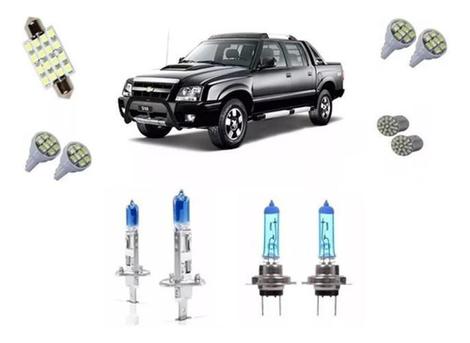 Kit Lâmpada Super Branca + Led S10 Farol 2001/2011 - Techone - Xênon ...
