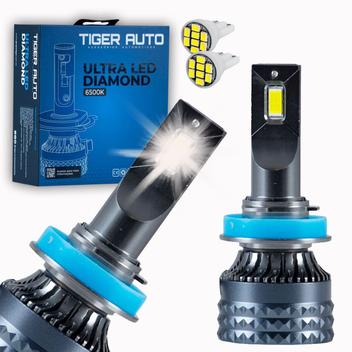 Kit Lâmpada Ultra Led Diamond Farol Milha Outlander 60W 6500k - Tiger Auto - Lâmpada Automotiva ...
