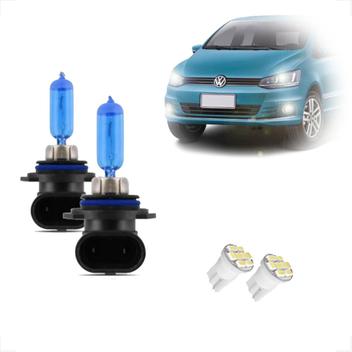 Kit Lâmpadas Halógena Super Branca HB4 Farol Milha Fox 2010 2011 2012 ...