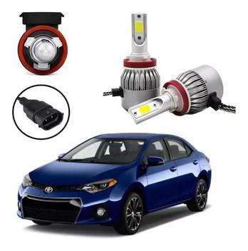 Kit Lâmpadas Led Farol Milha Toyota Corolla 2012 2013 2014 - C6 ...