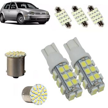 Kit Lampadas Led S Branca Golf Sapão 99 A 2007 Farol Teto Ré - Lâmpada ...