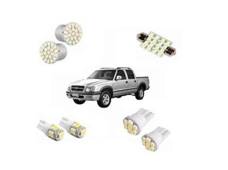 Kit Lampadas Led S10 Pingo Placa Ré Luz Teto Torpedo - Blue Lion ...