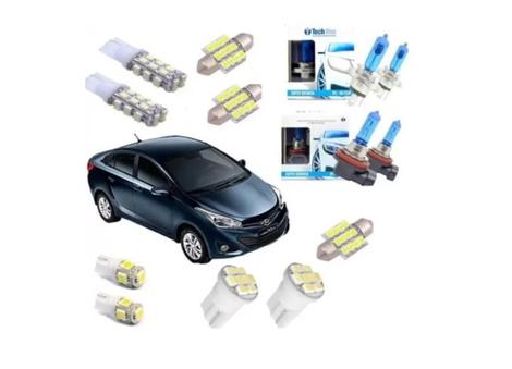 Kit Lâmpadas Led Super Branca Hb20S Hb20 8500K Techone - Blue Lion ...
