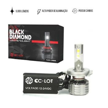 Kit led h4 black diamond 9000 lumens - JR8 - Lâmpada Automotiva Led ...