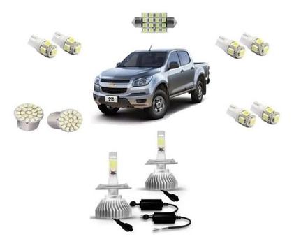 Kit Led S10 2012 2013 2014 + H7 Super Led Farol Baixo - FIRST OPTION - Xênon para Carro ...