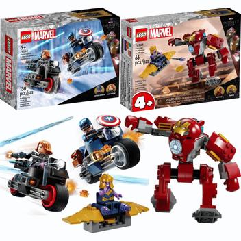 Kit Lego Set Super Heroes Vingadores VS Thanos 196 peças - Blocos de ...