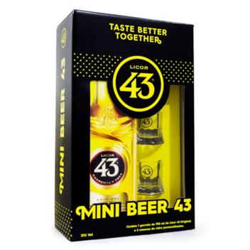 Kit Licor 43 700 Ml + 2 Mini Canecas Em Vidro - Licor - Magazine Luiza
