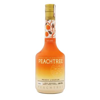 Kit Licor Fino De Pêssego Peachtree Garrafa 700ml Com Taça - Licor ...