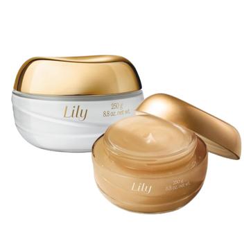 Kit Lily Creme Acetinado Corporal + Veludo Perfumado Corpo 250g ...