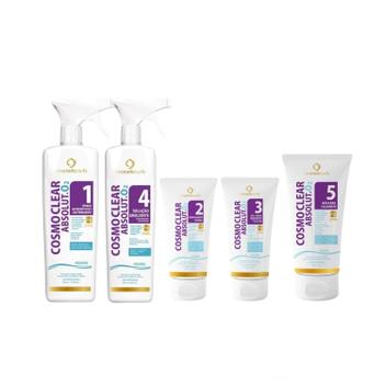 Kit Limpeza de Pele Cosmo Clear Absolut Cosmobeauty 5 Passos - Kit de ...