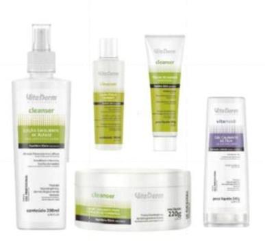 Kit Limpeza De Pele Vita Derm - 5 Produtos - Kit de Tratamento para o ...