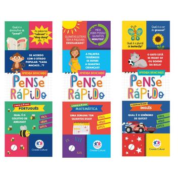 Kit livros - Coleção Pense rápido - Ciranda Cultural - Livros de ...
