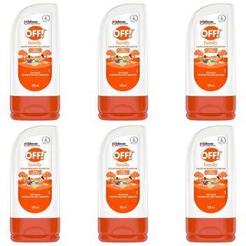 Kit Loção Repelente de Insetos Johnson Off! Family Com 6 100ml ...