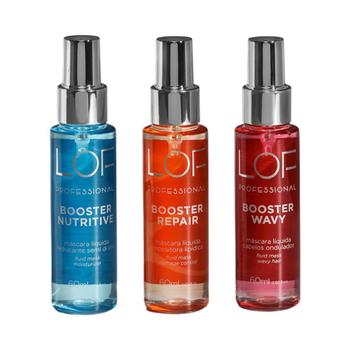 Kit LOF Cronograma Capilar Booster Nutritive 60ml, Booster Repair 60ml ...