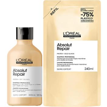 Kit Loreal Absolut Repair - Shampoo 300ml e Refil 240ml - L'Oréal ...