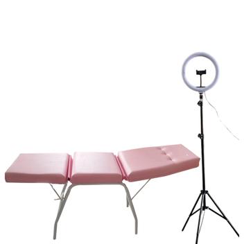 Kit maca tres Posições Rosa estética Depilação+ Ring Light - Henvifer ...